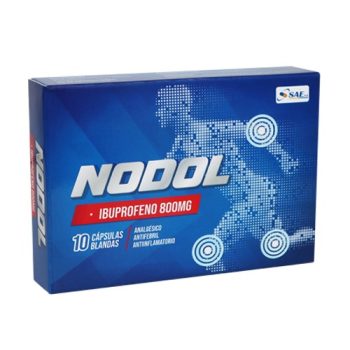 NODOL 600MG X 10 CAPS - SAE
